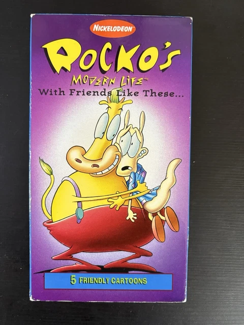 NICKELODEON VHS ROCKO’S Modern Life With Friends Like These Kids Tv ...