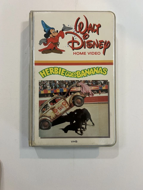 WALT DISNEY HOME Video ‘Herbie Goes Bananas’ 1980 (VHS,1997) £6.01 ...