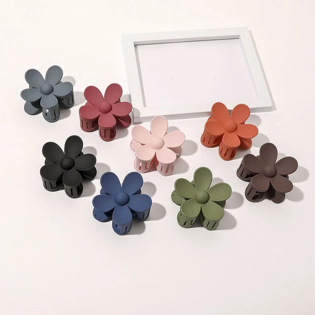 HAIR ACCESSORIES SPRING Clip Plastic Hairpin Candy Colors Frosted Hair ...