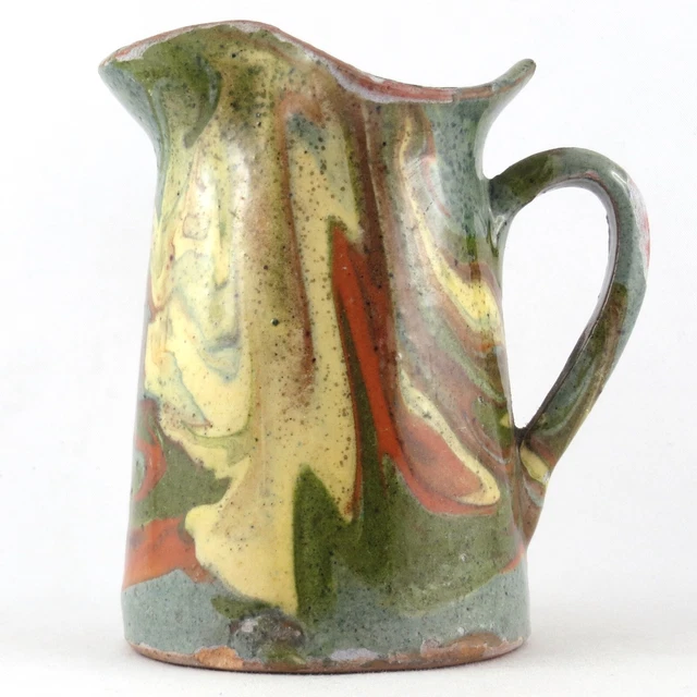 PICHET ANCIEN TERRE Cuite Jaspé, Poterie Populaire, Vallauris Savoie Provence... EUR 48,00 ...