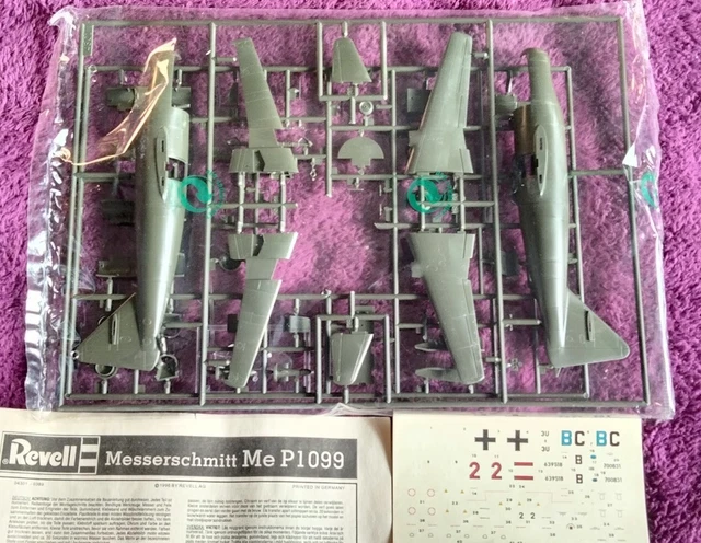 REVELL 1:72 MESSERSCHMITT Me P1099 Heavy Fighter Model Kit #04301 ...