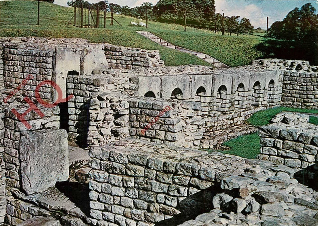 PICTURE POSTCARD>>HADRIAN'S WALL, Chesters Roman Fort, Bath-House £2.39 ...