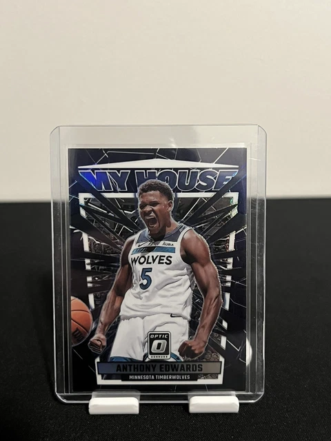 ANTHONY EDWARDS 2023-24 optique Donruss VIOLET HOLO PRIZM My House ...