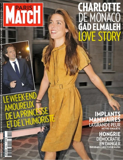 PARIS MATCH N°3269 - Charlotte Casiraghi et Gad Elmaleh - 12 janvier ...