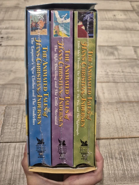 THE ANIMATED TALES Of Hans Christian Andersen 3 Tape Set (VHS, 2003 ...