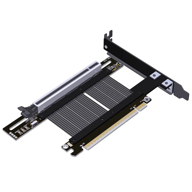 ADT-LINK PCIE 5.0 x16 Gen5 GPU Riser Cable - 15cm Flexible High-Speed ...