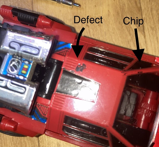 VINTAGE PRE G1 Transformer Red Sunstreaker Diaclone Original DK-1 ...