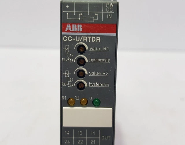 ABB UNIVERSAL RTD-TEMPERATURE Signal Relé Convertidor Cc-u / Rtdr ...