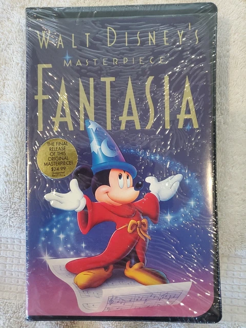 VTG FANTASIA VHS Walt Disney’s Masterpiece Final Release Factory Sealed ...