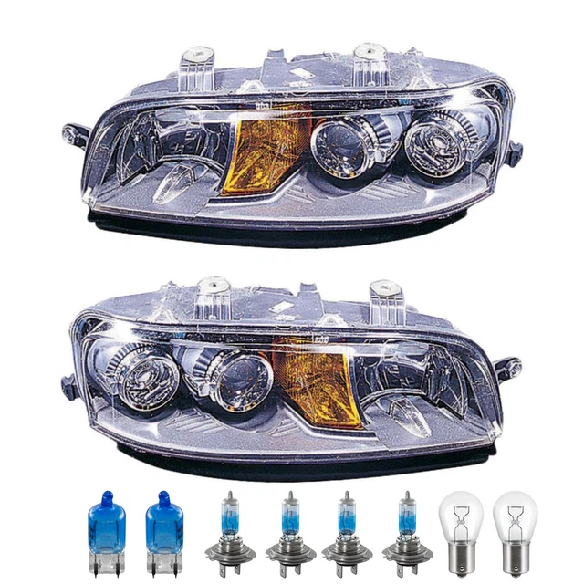 SET FANALI GRIGIO Incl. Premium Lampade per Fiat Punto 188 _ mit ...