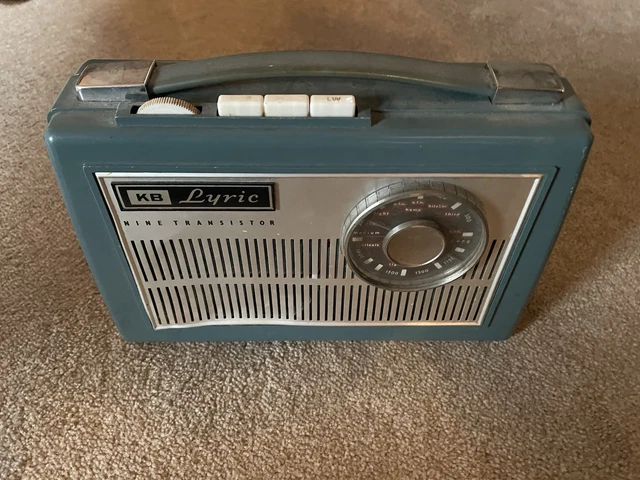 KB LYRIC NINE Transistor Wireless Collectible Period Radio From 1970s ...