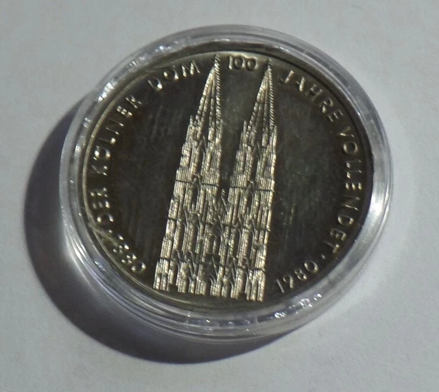 5 DEUTSCHE MARK 1880 der Kölner Dom 100 Jahre Vollendet 1980 EUR 6,50 ...