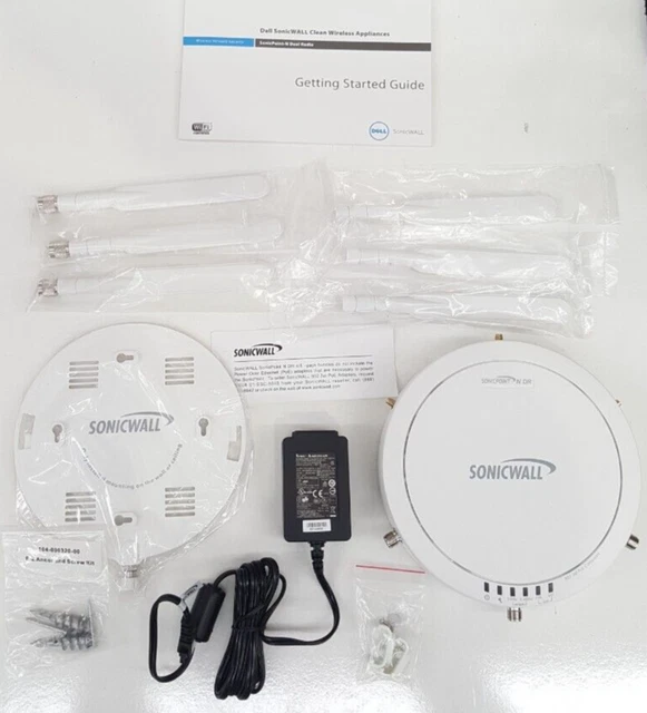 SONICWALL APL23-081 SONICPOINT-N Dual Radio Wireless AP with all ...