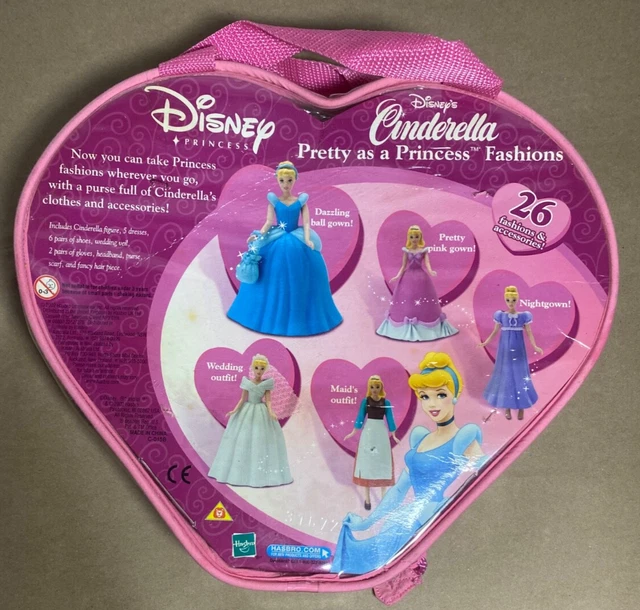 VINTAGE DISNEY CINDERELLA Pretty As A Princess Fashions 2002 Hasbro New ...
