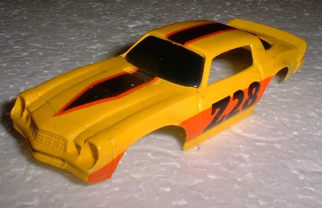 TYCO CHEVY CAMARO Z28 CAR HO SLOT CAR 440 YELLOW * Body Only * $19.99 ...
