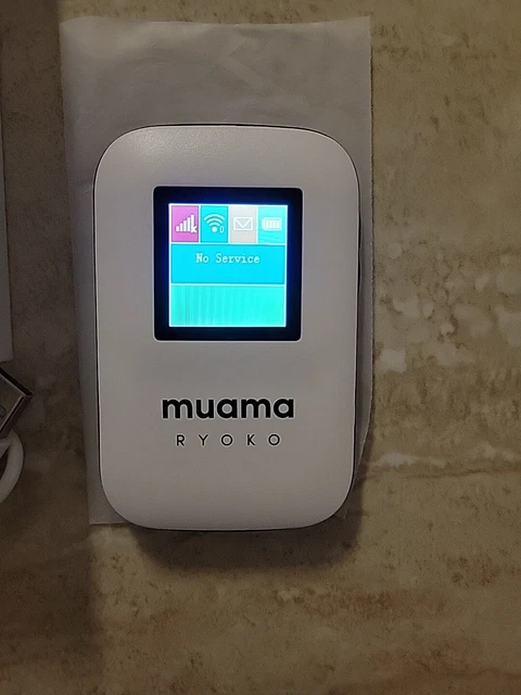 MUAMA RYOKO PORTABLE Wi-Fi 4G LTE Mobile Broadband Wireless Router NO ...