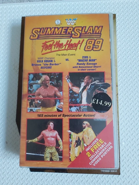 WWF SUMMERSLAM 1989 WRESTLING VHS VIDEO TAPE PAL WWE HASBRO SILVER VISION poster EUR 5,87 ...