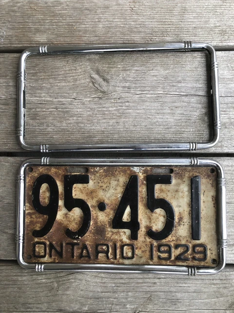 VINTAGE COAST TO Coast License Plate Frames 1930’s-50’s Plymouth Dodge ...