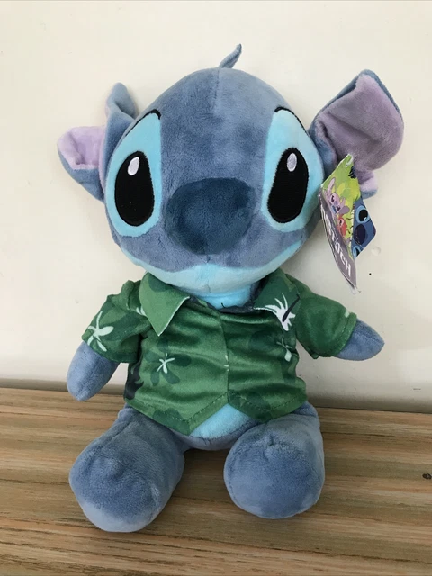 DISNEY LILO AND Stitch 12" Soft Stitch In Green Hawaiian Shirt £8.99 ...