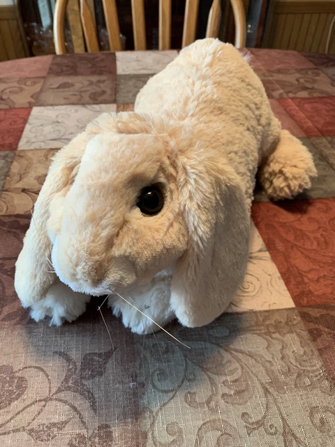 FOLKMANIS FLOPPY EAR Bunny Rabbit Puppet Full Body Realistic 16" Tan ...