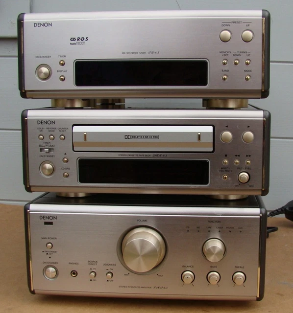 DENON PMA-6.5 STEREO Amplifier Hi-Fi Amp + CASSETTE & Tuner Tested ...