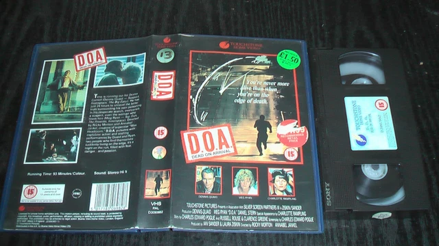 D.O.A. DEAD ON Arival VHS Video Big Box Ex Rental Touchstone PAL £6.99 ...