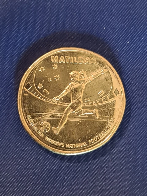 2023 $1 ONE Dollar Coin 👍 Matilda's Football Kick - Barely Circulated ...