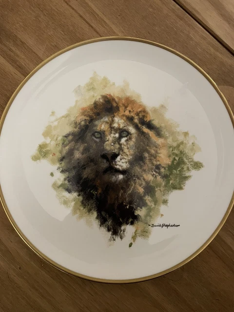 THE LION DAVID Shepherd Wedgwood Collectors Plate - New (Limited ...