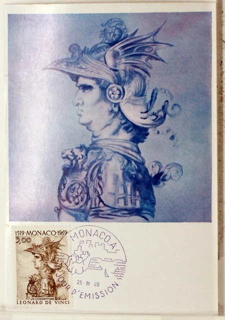 MONACO LEONARD DE Vinci Carte Maximum Postcard France Cpa K693 EUR 4,85 - PicClick FR