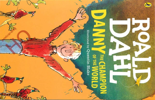 POSTCARD_ ROALD DAHL, Danny the Champion of the World, Book Cover ...