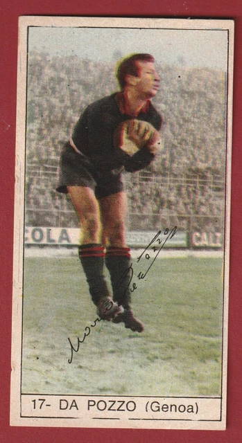 FIGURINA CALCIATORI BAGGIOLI Calcio Italia 1965 Autografo #17 Genoa Da ...