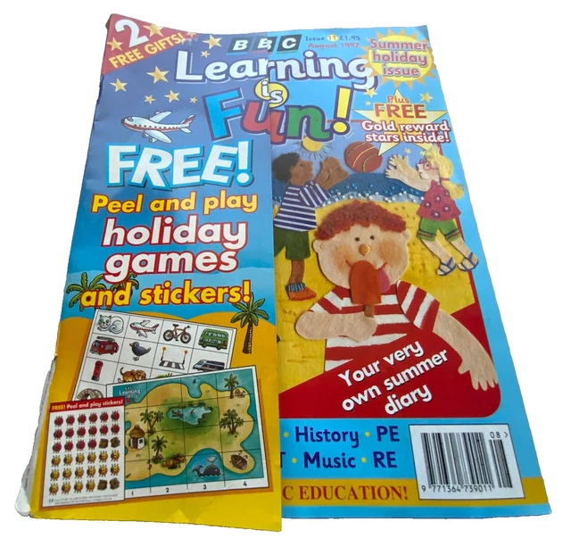 VINTAGE BBC LEARNING is Fun Magazine Comic Summer Holiday Edition 1997 ... VINTAGE BBC LEARNING is Fun Magazine Comic Summer Holiday Edition 1997 ...