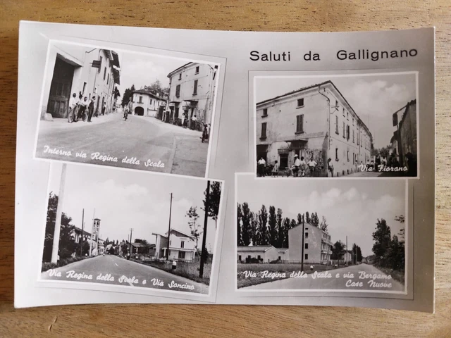 CARTOLINA SALUTI DA Gallignano Soncino Cremona Rara Bollo EUR 4,99 ...