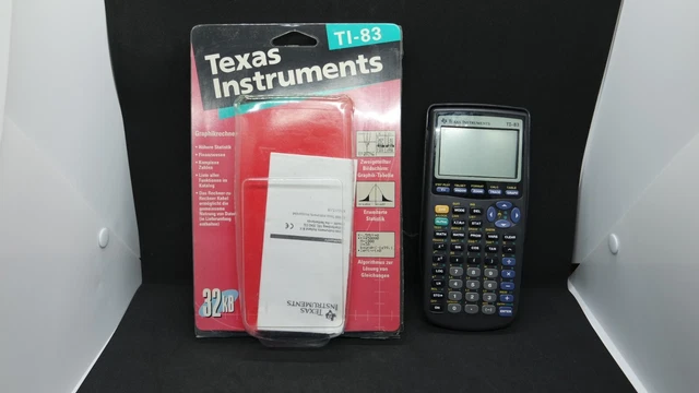 TI-83 TEXAS INSTRUMENTS calcolatrice grafica scuola università EUR 15 ...