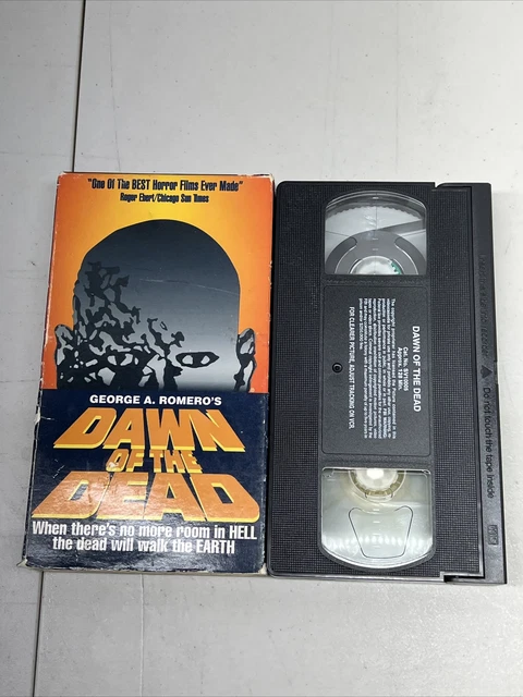 RARE DAWN OF The Dead VHS Tape Remastered Collectors Ed Original Cut ...