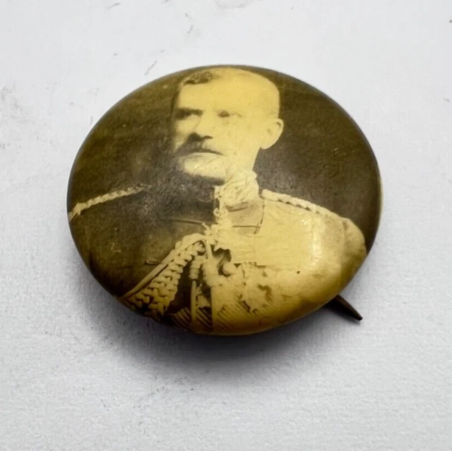 BRITISH ARMY BOER War Pin Badge Major General Hector MacDonald 22mm £22 ...