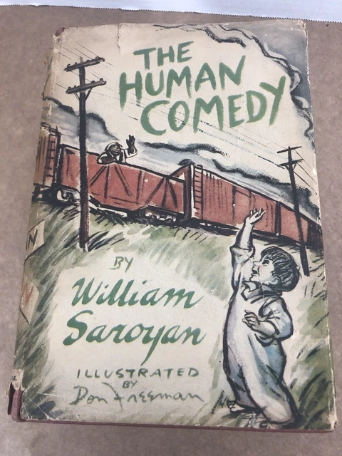THE HUMAN COMEDY by William Saroyan 1943 HC DJ Illustrated £20.11 ...