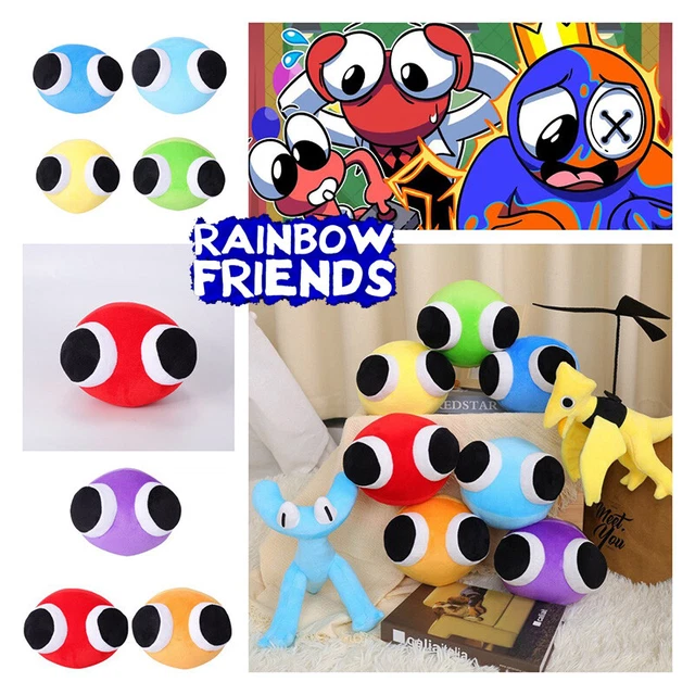 UK RAINBOW FRIENDS Chapter 2 Cyan Plush Toy Yellow Friend Soft Stuffed ...