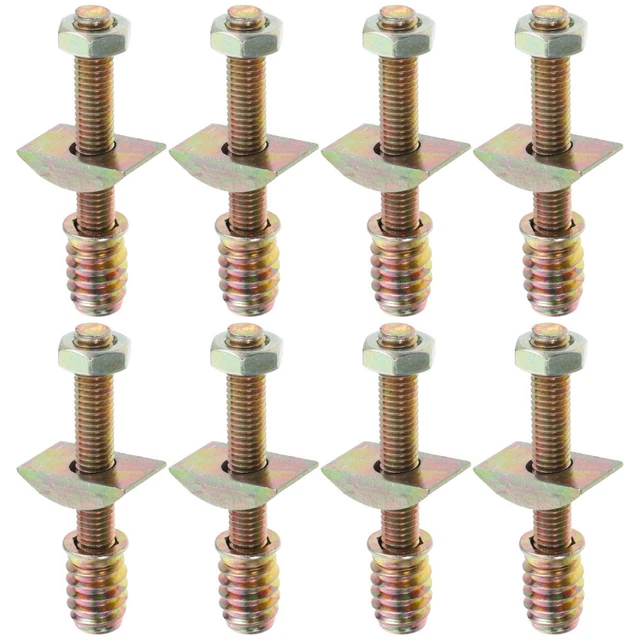 SETS FURNITURE THREADED Bolt Set Universal Headboard Parts for Beds ...