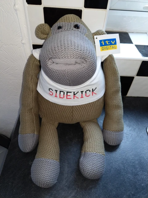 ITV DIGITAL - Monkey - Sidekick - Original 67cm Tall In Its BOX first ...