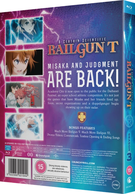 A CERTAIN SCIENTIFIC Railgun T - Season 3 (Blu-ray) Haruka Tomatsu Maaya Uchida £51.90 - PicClick UK