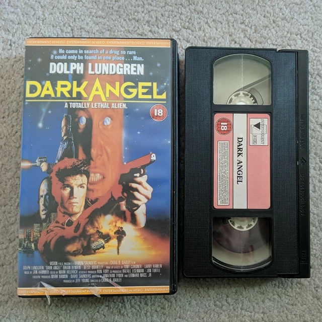DARK ANGEL - PAL VHS Video Tape - 1992 - Cop Drama - Dolph Lundgren ...