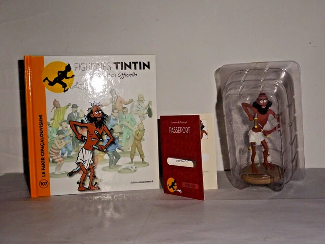 FIGURINE TINTIN COLLECTION officielle n°107 - Le fakir Cipaçalouvishni ...