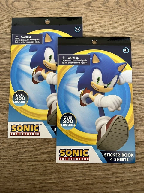 SONIC THE HEDGEHOG Stickers - 2 pack - Over 600 Stickers Total $10.87 ...