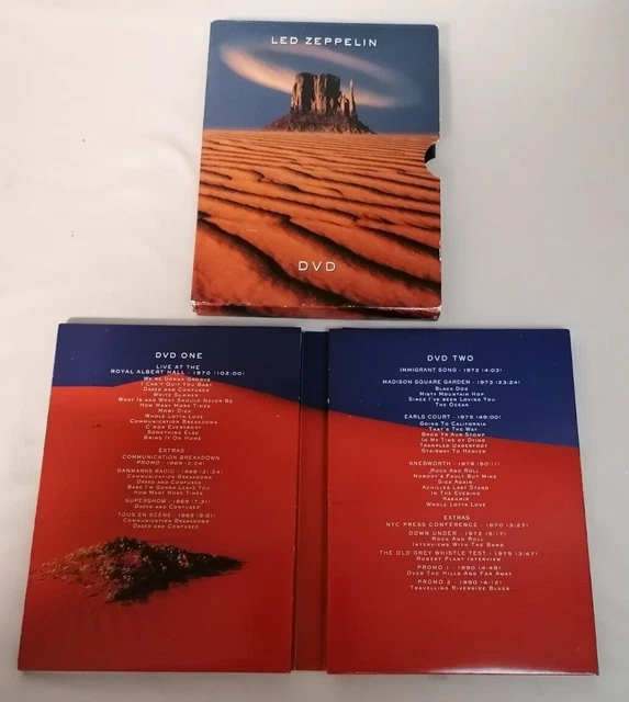 DVD - LED Zeppelin 2-Disc Live Collection 1970-1979 Region 1 US NTSC £4 ...