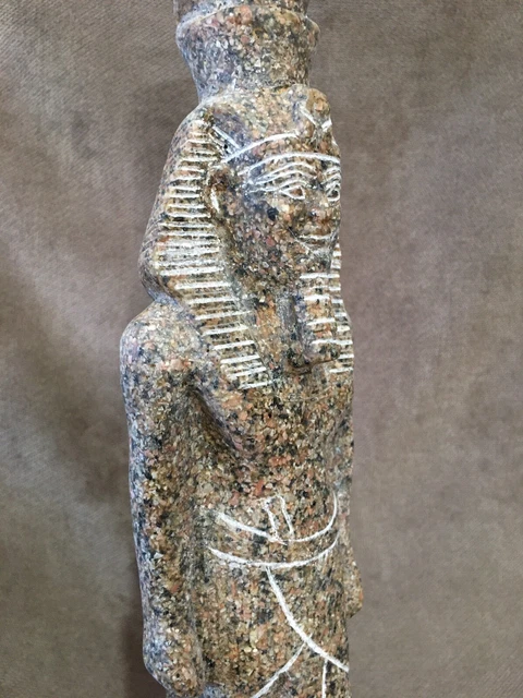 LARGE PHARAONIC ANCIENT Egyptian Statue of King Ramses II Granite Stone ...