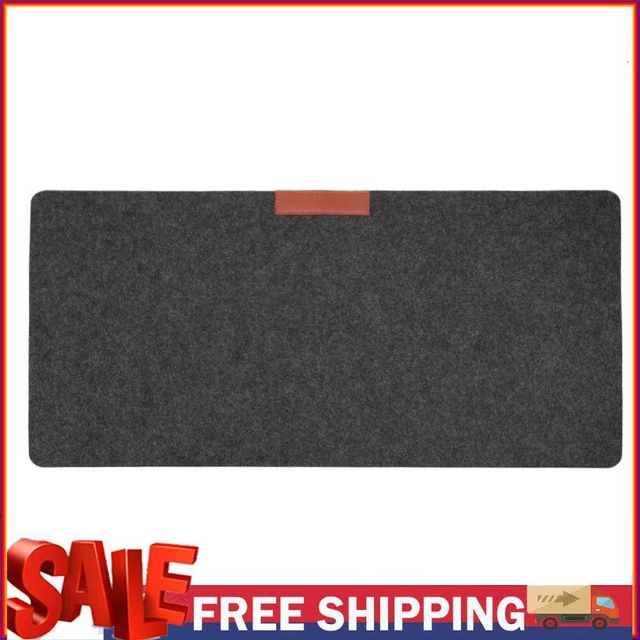 OFFICE COMPUTER DESK Table Keyboard Mouse Pad Felt Laptop Mat (Grey ...