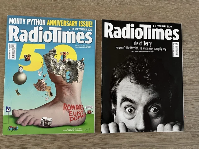 RADIO TIMES MAGAZINES x 2 : Monty Python/Terry Jones (2019/2020) £3.31 ...