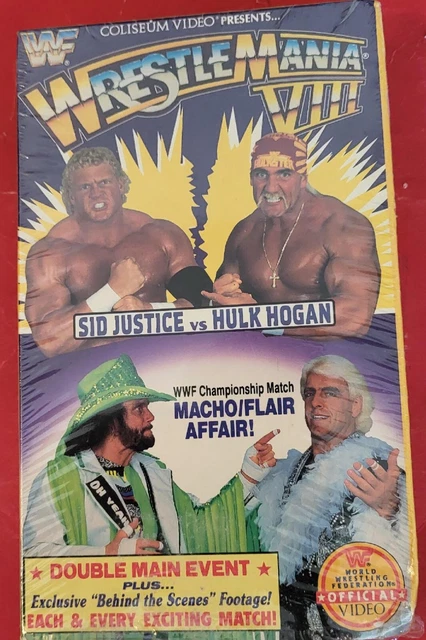 WWF WRESTLEMANIA VIII [Vhs Coliseum Wrestling] Hulk Hogan - Macho Man ...