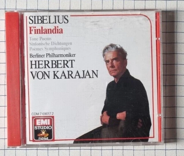 SIBELIUS : FINLANDIA, tone poems, Berliner Philharmoniker, Herbert von Karajan EUR 2,00 ...